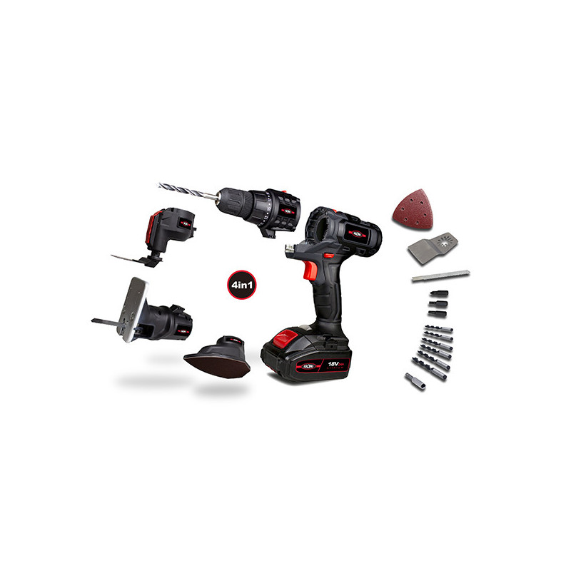 Outil multifonction sans fil 18 V 4 en 1 RACING RACPV18V4IN1